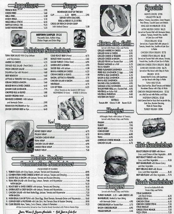 Supernova New York City Midtown Menu Prices
