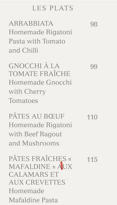 Menu of LPM Restaurant & Bar, Al Maryah Island, Abu Dhabi