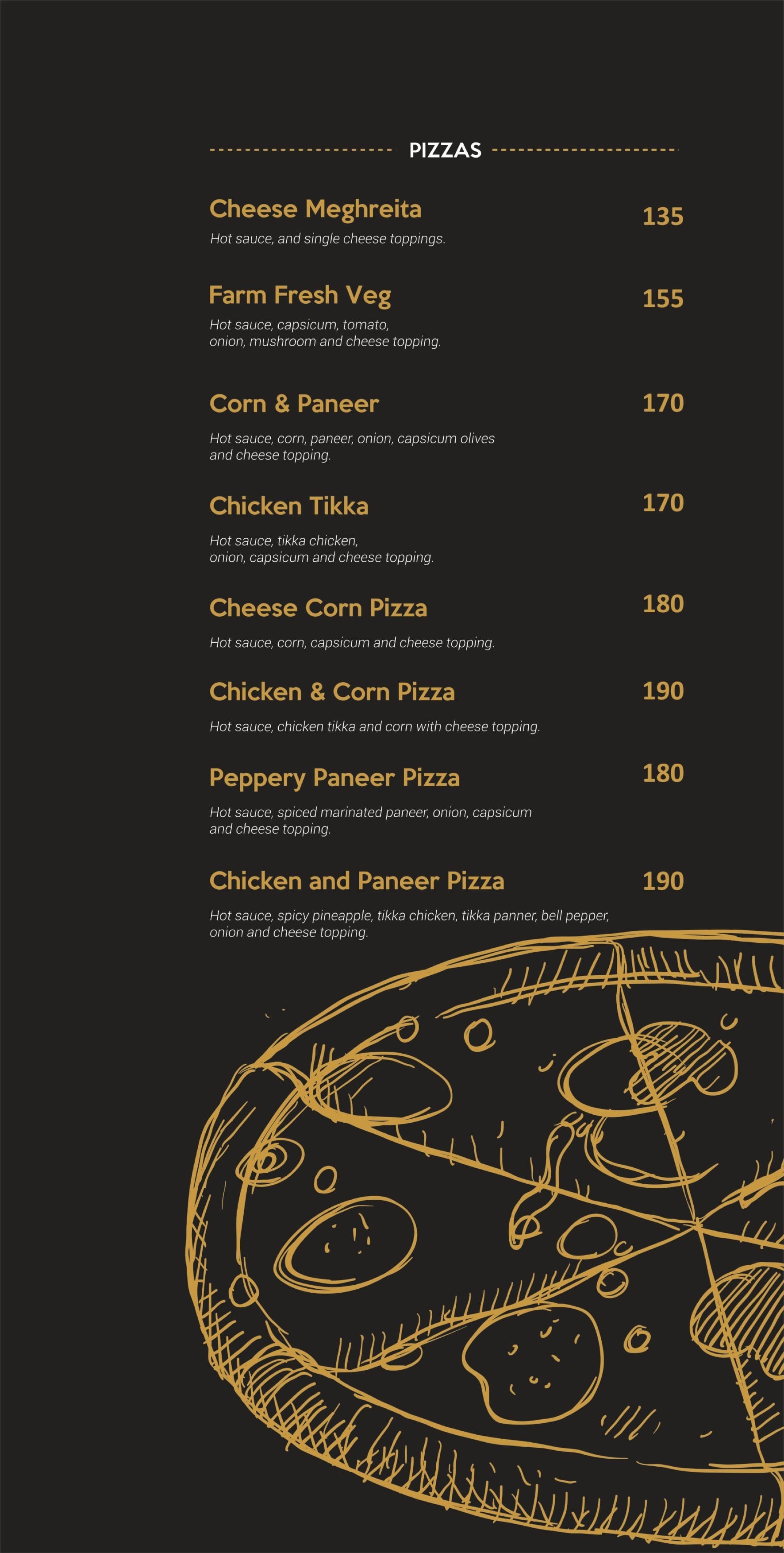 Menu at Ice Cube Restro Cafe, Salem