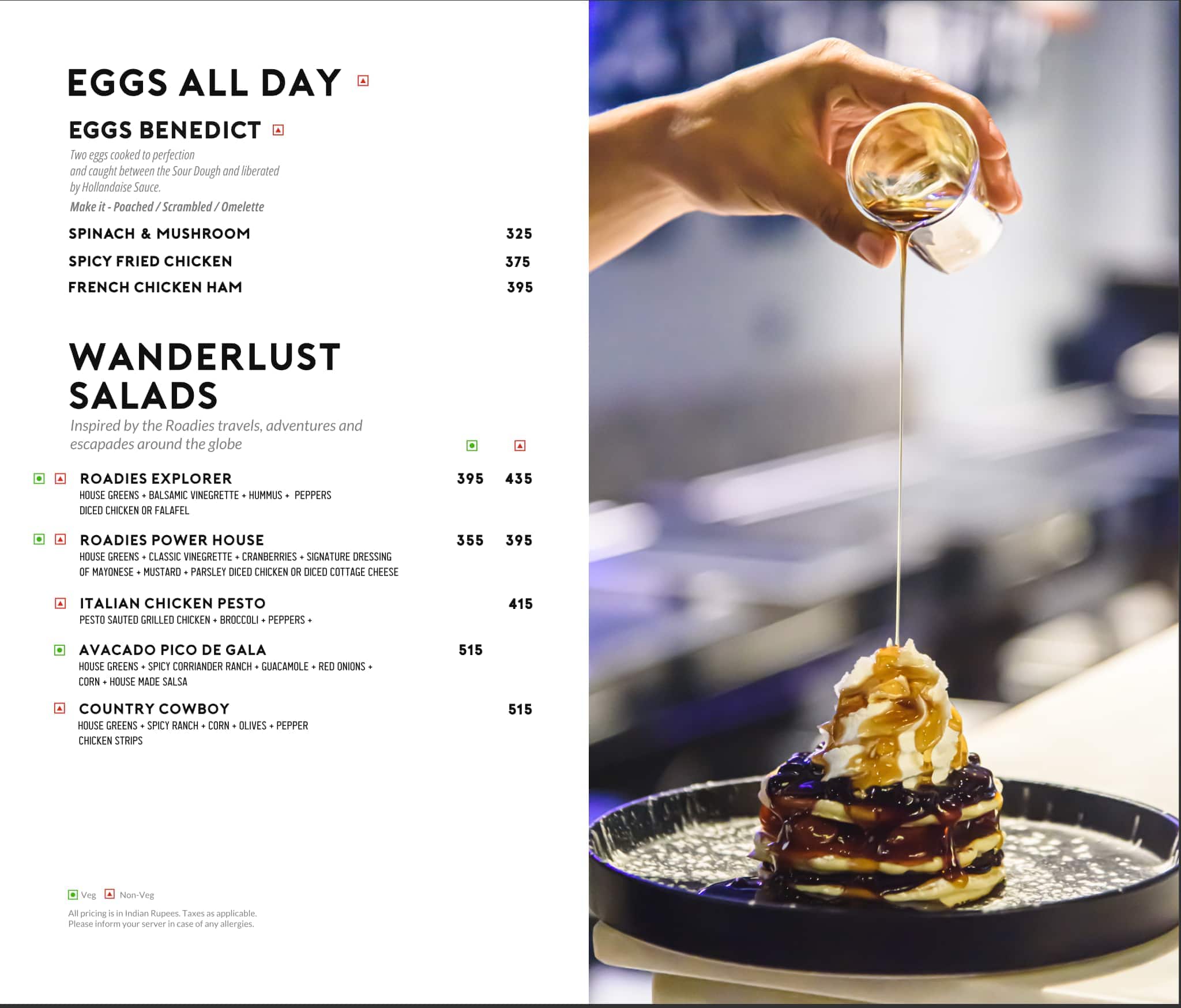 Menu of Roadies Koffee Houz, Aggar Nagar, Ludhiana