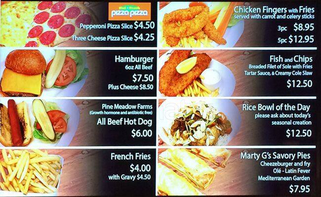 Menu at Le Cafe, Toronto, 301 Front Street W