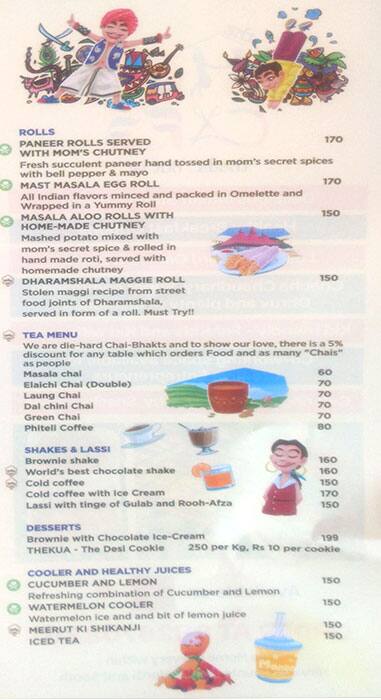 Menu at The Hut Cafe - Thoda Hut Ke..., Gurugram