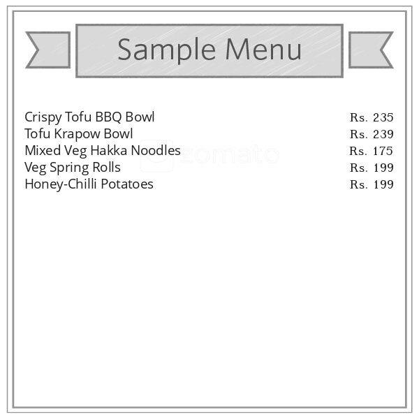 Menu at Donburi, Gurugram