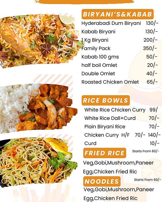 Menu of Hey Maama Kummudham Ra, Marathahalli, Bangalore