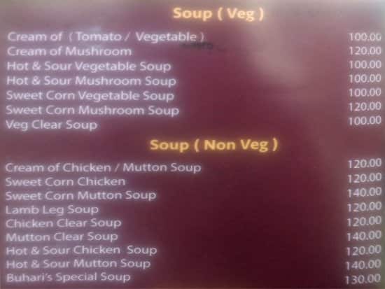 Buhari Menu, Menu for Buhari, Adyar, Chennai - Zomato