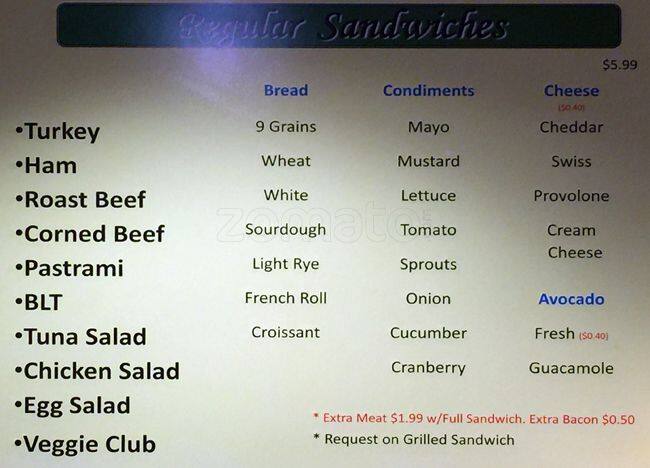 Menu at Suite 410 Bar & Lounge, Seattle