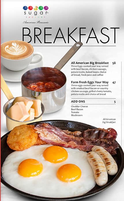 Sugar Factory Menu, Menu for Sugar Factory, Dubai Festival City, Dubai ...