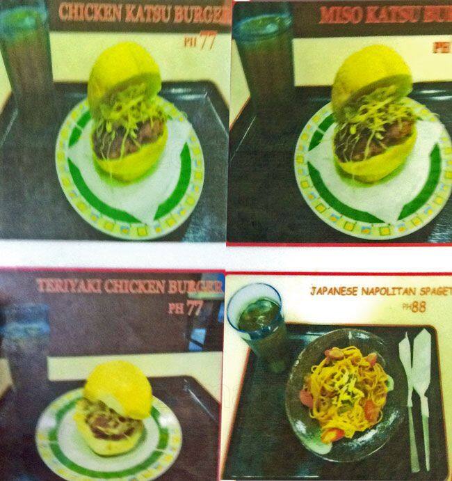 Carta del restaurante Tonkatsu Tak, Ciudad Quezon