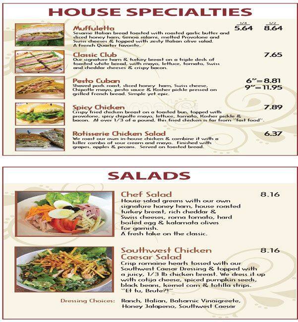 Menu at Logan Farms Honey Glazed Hams restaurant, Humble, FM 1960 ...