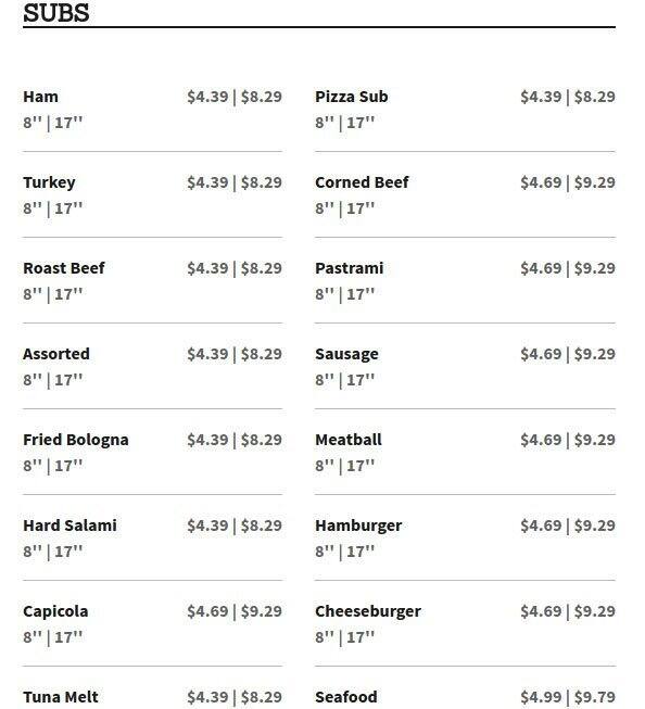 Farm Fresh Foods Menu, Menu for Farm Fresh Foods, Jamestown, Jamestown ...