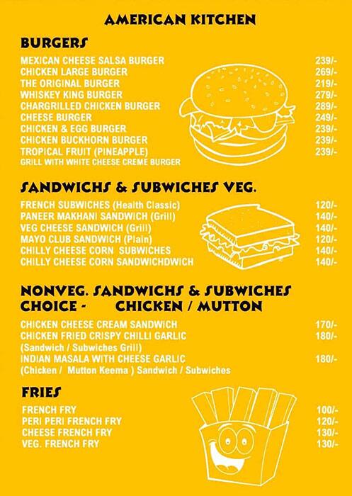 Menu at Birali Heights Cafe & Restaurant, Jodhpur
