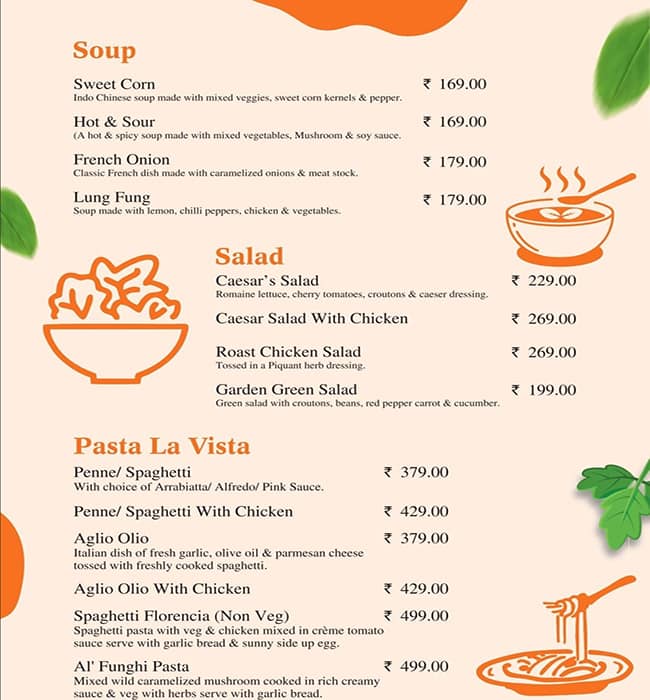 Menu of Kolkata 46, Tangra, Kolkata