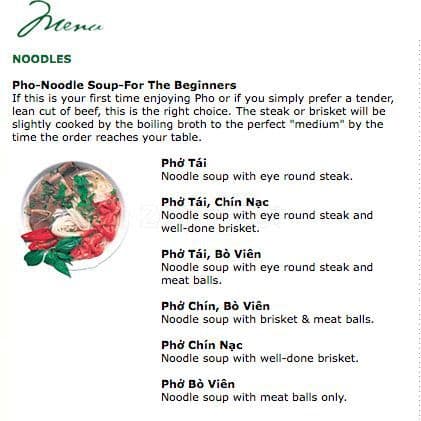 Pho Hoa Noodle Soup Menu, Menu for Pho Hoa Noodle Soup, Bellevue ...