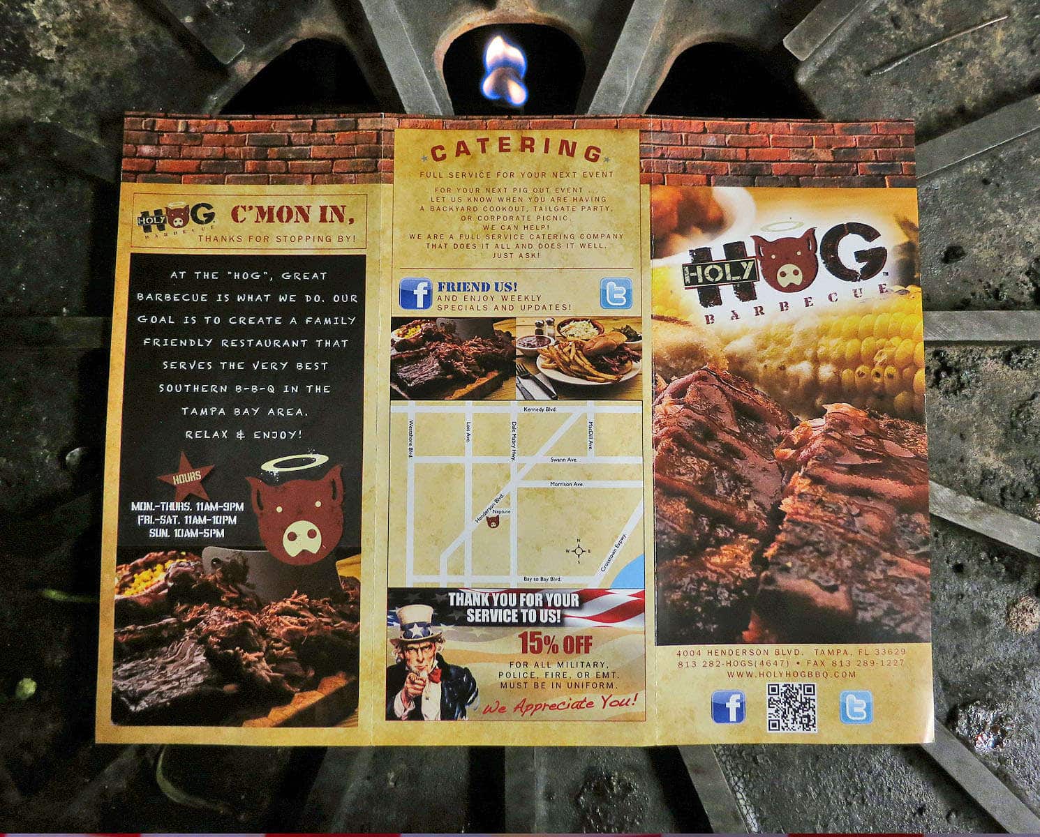 Holy Hog Barbecue Menu, Menu for Holy Hog Barbecue, West Tampa, Tampa ...