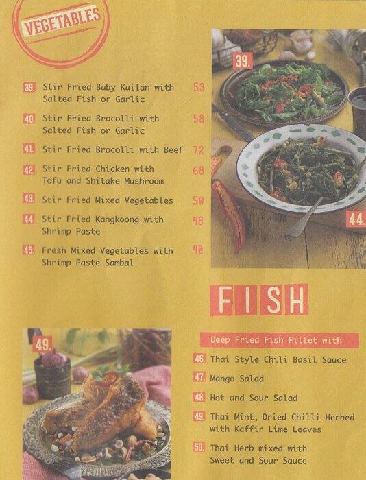 Menu at TomTom PIK restaurant, West Jakarta, Rukan Garden House Blok A30