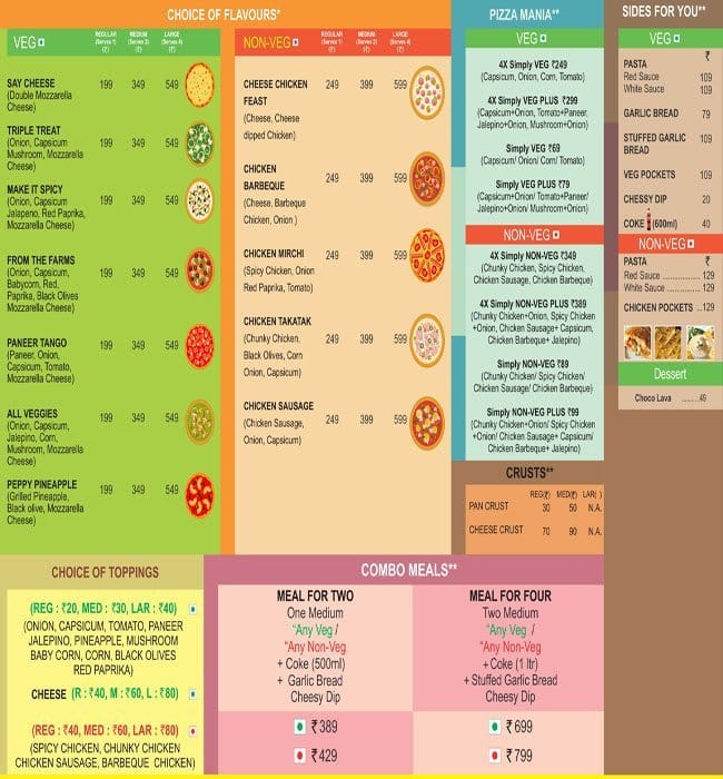 Hello Pizza Menu, Menu for Hello Pizza, Crossing Republik, Ghaziabad ...