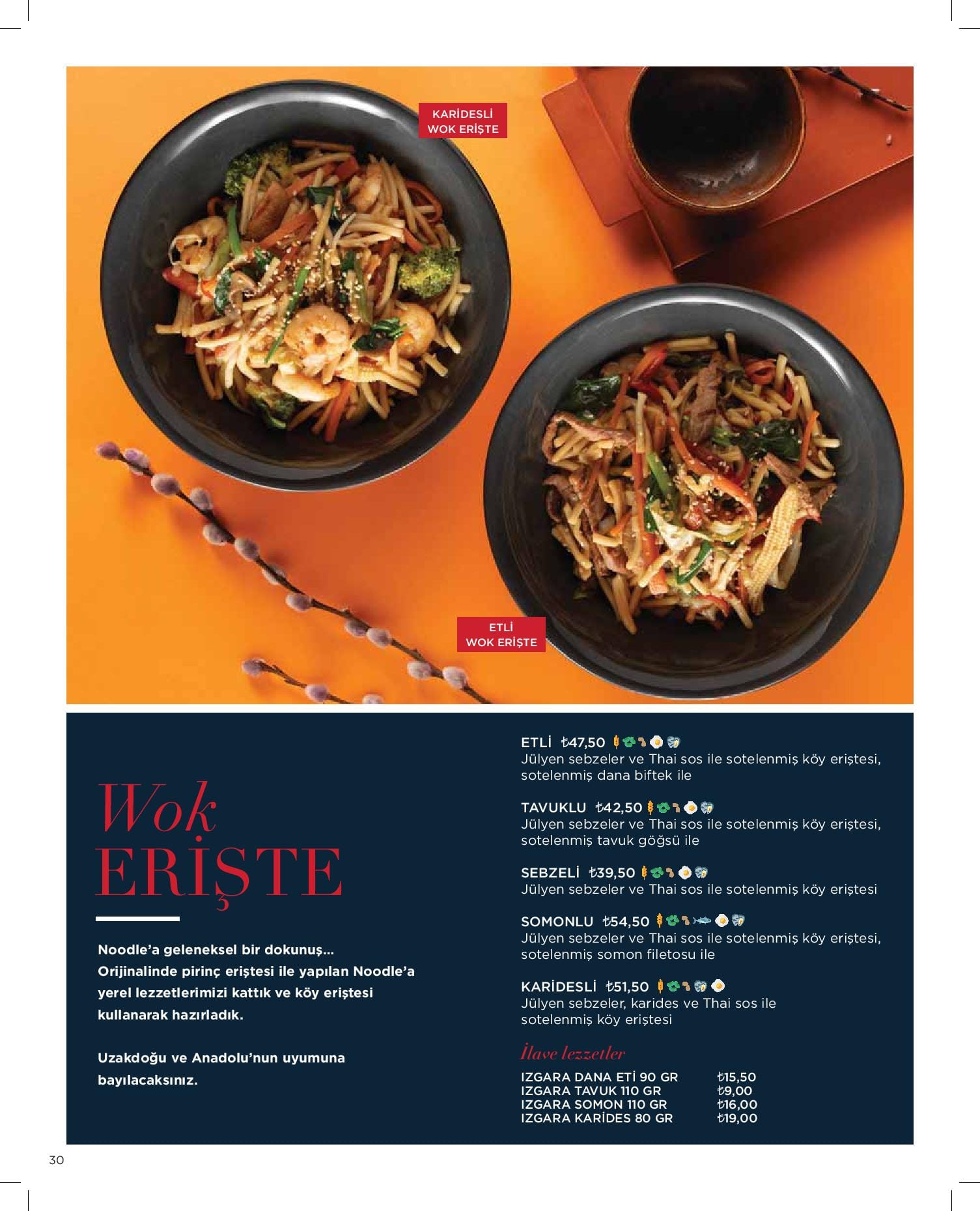 Menu at Big Chefs Restaurant, Antalya