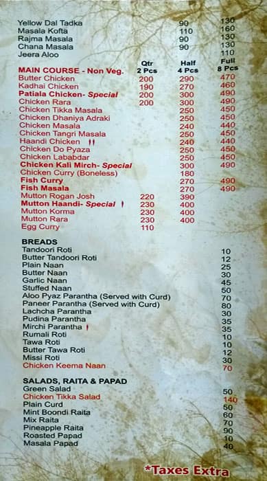 Menu at Grand Eatery, Noida, B Block Market