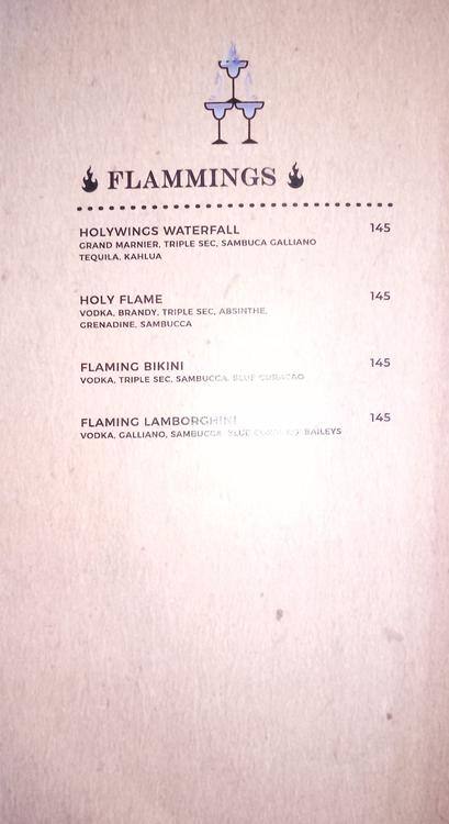 Menu at Holywings pub & bar, Jakarta, Ruko Boulevard Kelapa Gading ...