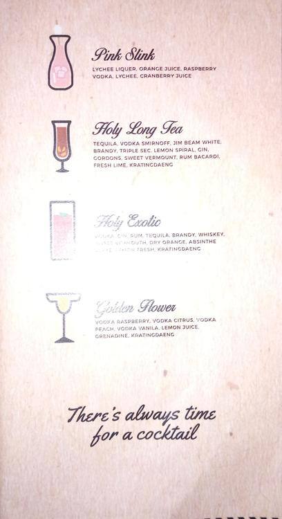 Menu at Holywings pub & bar, Jakarta, Ruko Boulevard Kelapa Gading ...