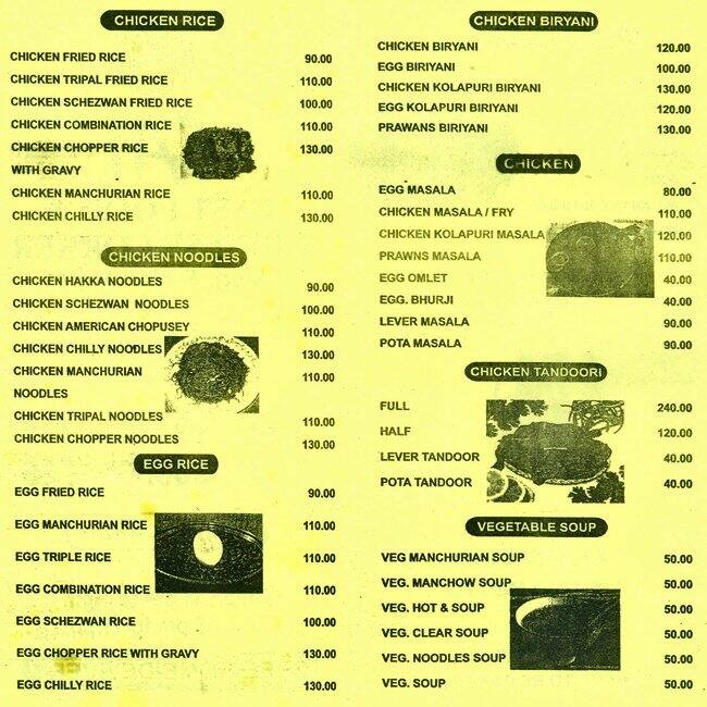 Sai Chinese Corner Menu, Menu for Sai Chinese Corner, Marol, Mumbai ...