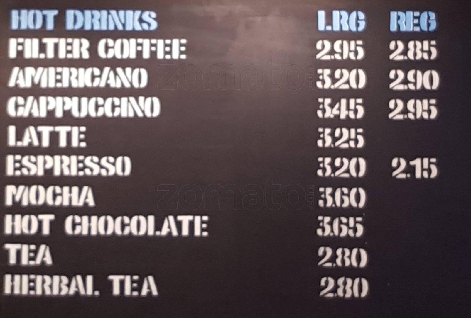 Menu at The Birdcage Cafe - Avoca, Dublin