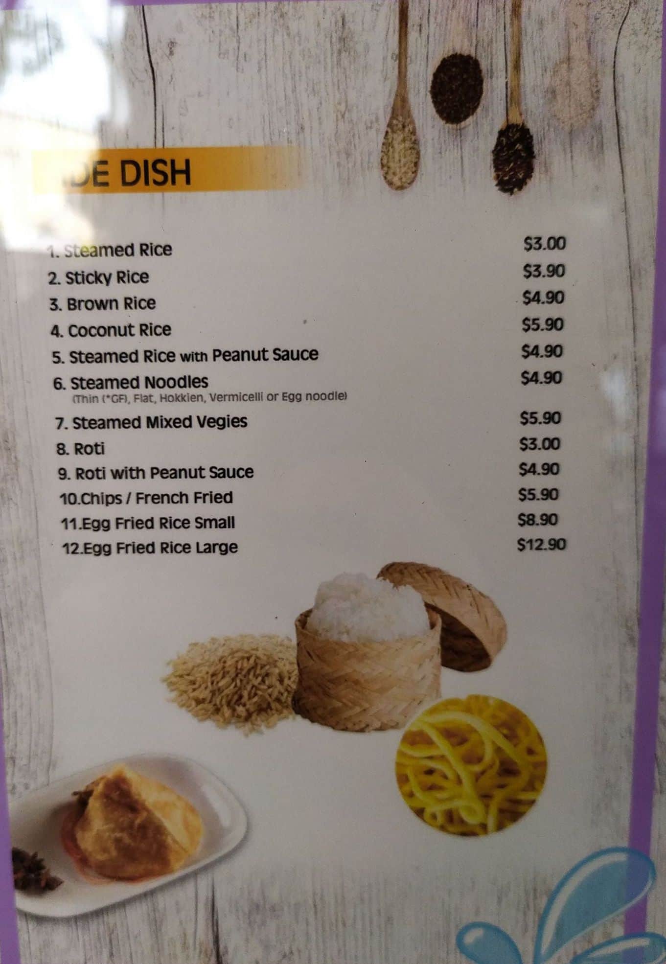 Menu at Thai Riffic Randwick restaurant, Randwick