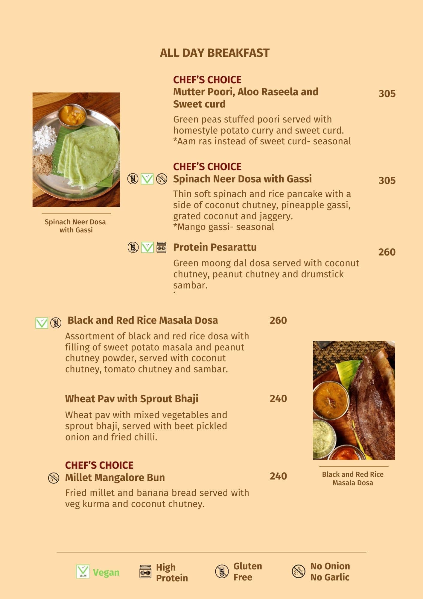 Menu at Go Native Whitefield, Bengaluru