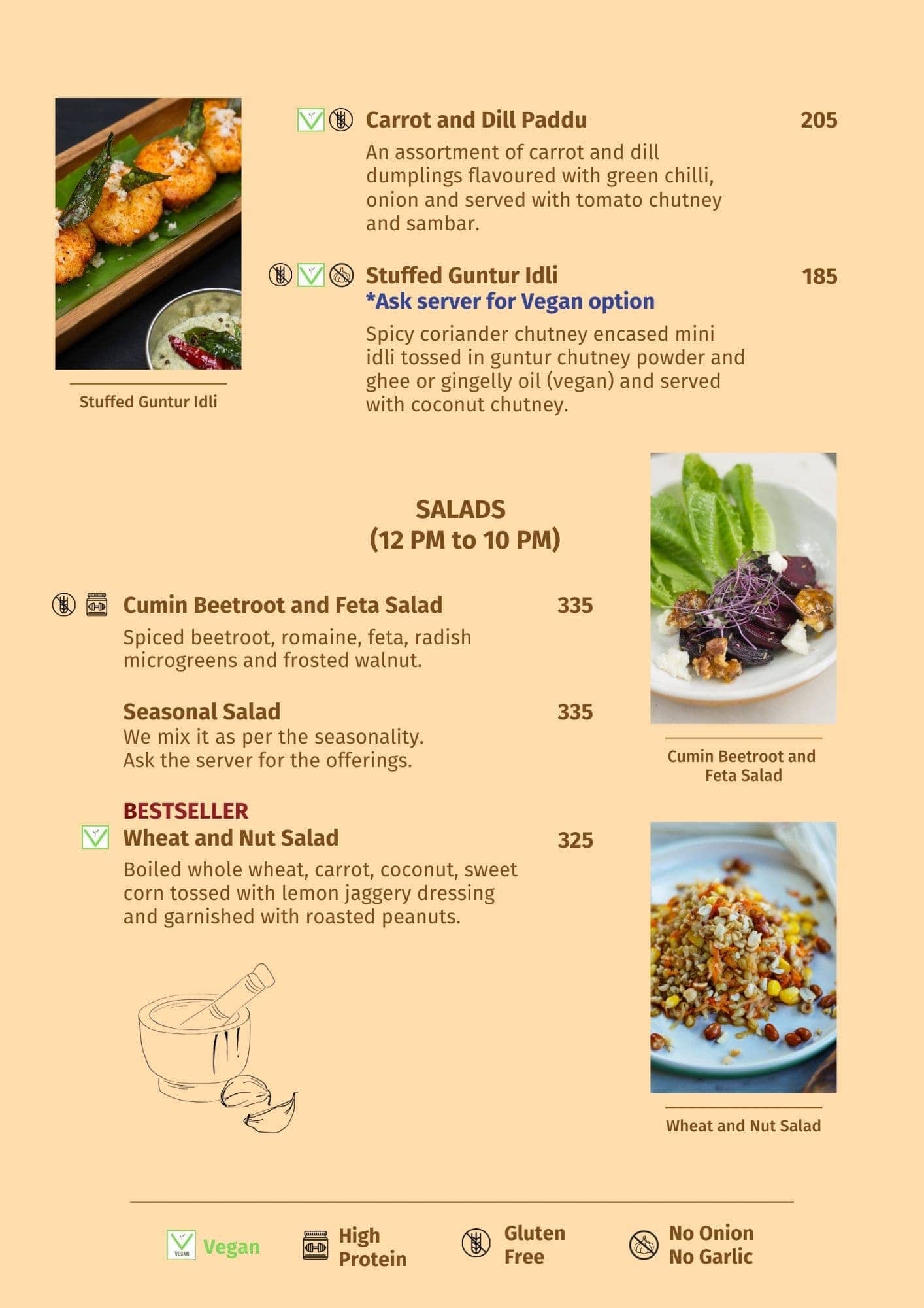 Menu at Go Native Whitefield, Bengaluru