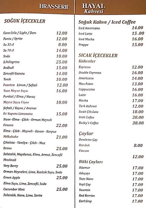 Menu at Çubuklu Busines Maps, Istanbul, Paşabahçe Mahallesi Barbaros ...