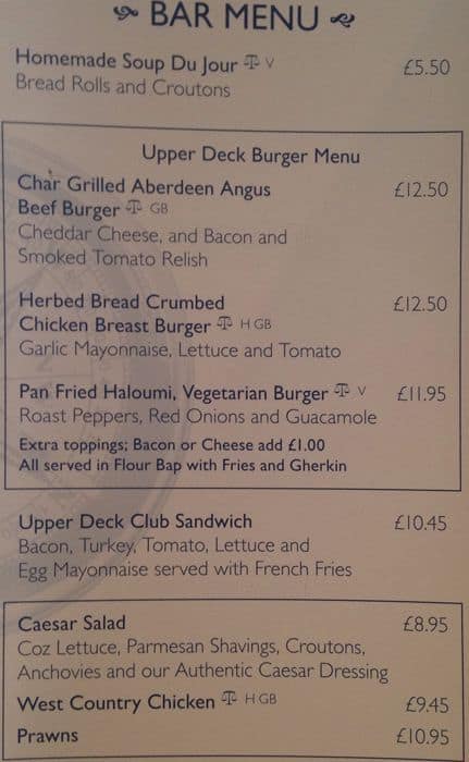 Menu at Novotel London Excel Cafe, London