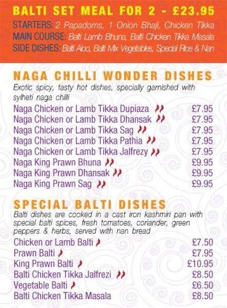Menu at Purple Mango Indian Takeaway restaurant, London, 137A ...