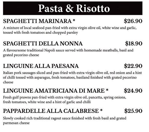 Menu at Sazio Italian Restaurant, Greenwith, 220 Target Hill Rd