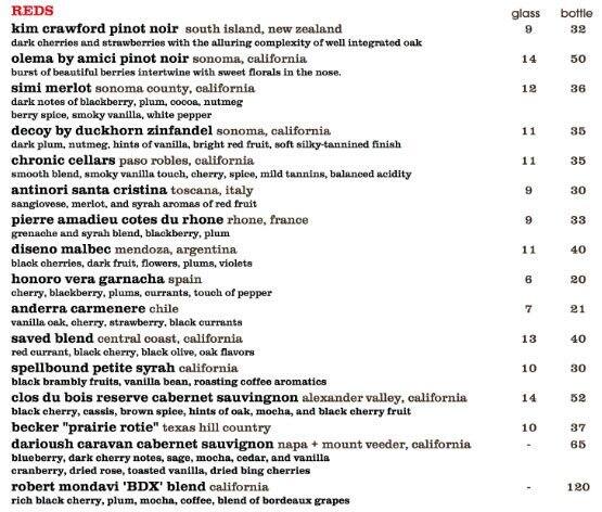 Menu at District Kitchen + Cocktails pub & bar, Austin