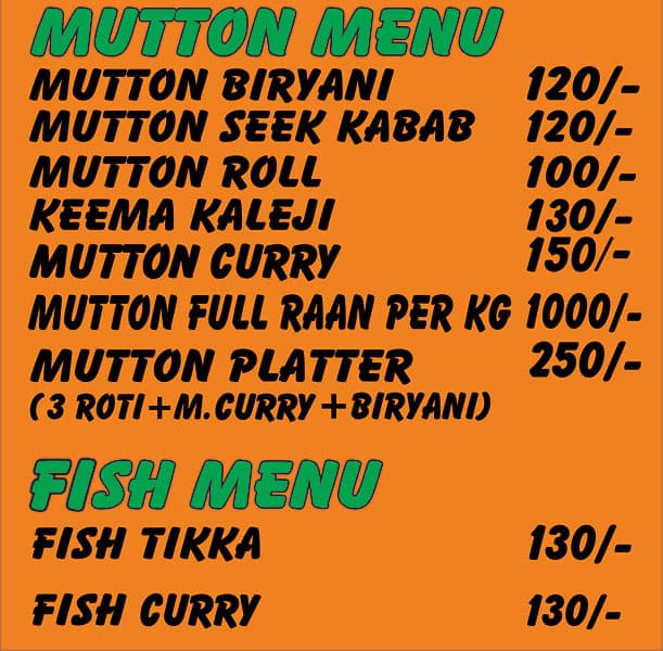 Menu at BFC-Billys Fried Chicken, Bhopal
