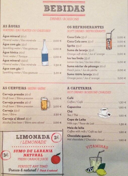 Menu at ibis Lisboa Alfragide, Amadora