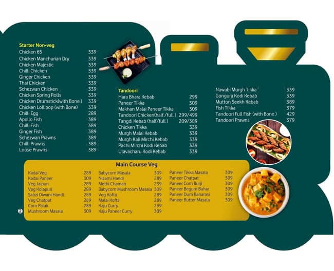 Menu at Platform 65 - The Train Theme Restaurant - KPHB, Hyderabad