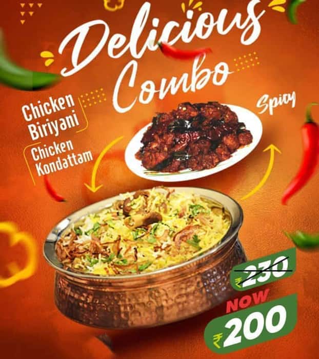 Menu of Kaiz Kitchen, Poothole, Thrissur