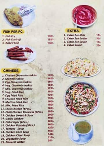 Menu of Indian Coffee House - Since 1958, College Street, Kolkata