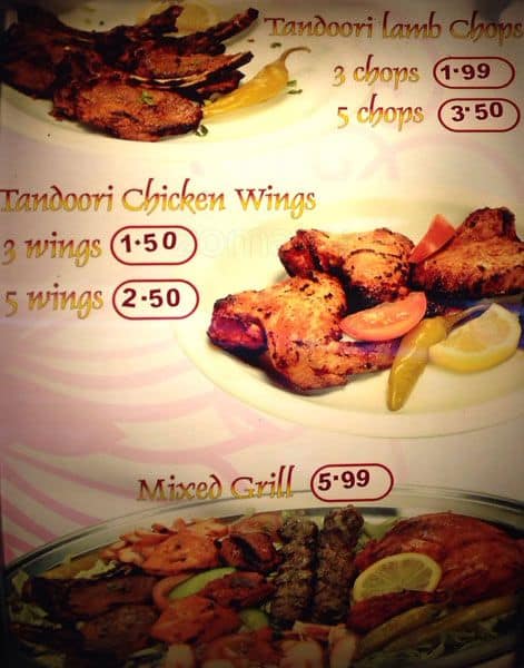 Menu at Kebabish Plumstead restaurant, London, 86 Plumstead High St