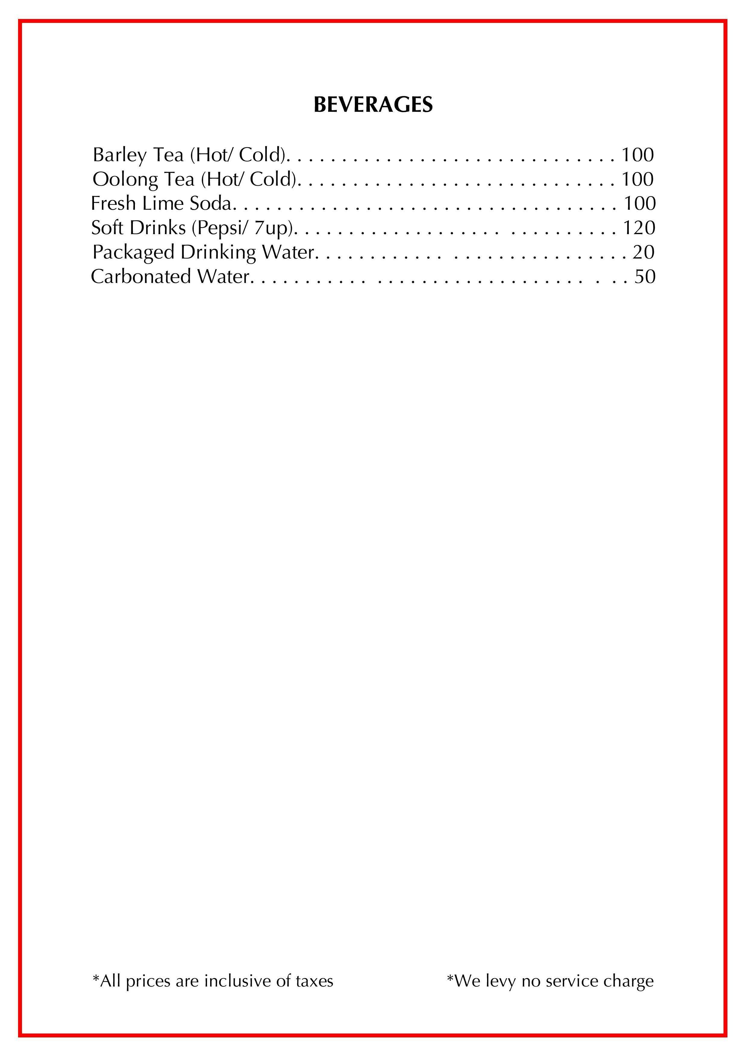 Menu at GOGO Ramen, Chennai, 283