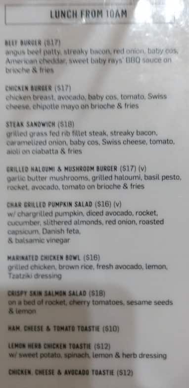 Menu at Coffee Hit restaurant, Carindale, Creek Rd