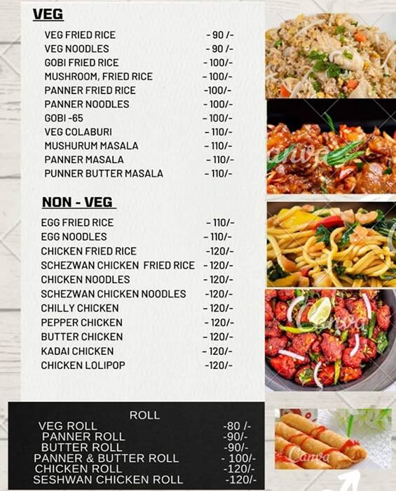 Menu of Noon To Moon, Mylapore, Chennai