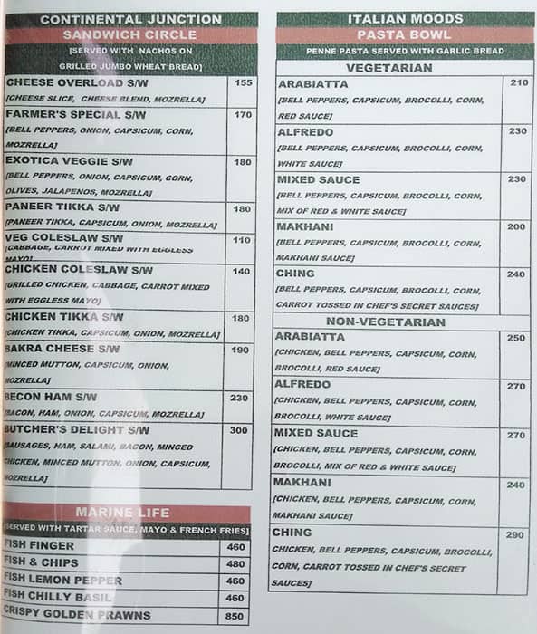 Menu at THE FLIP CAFE, Noida, Shop No. 1