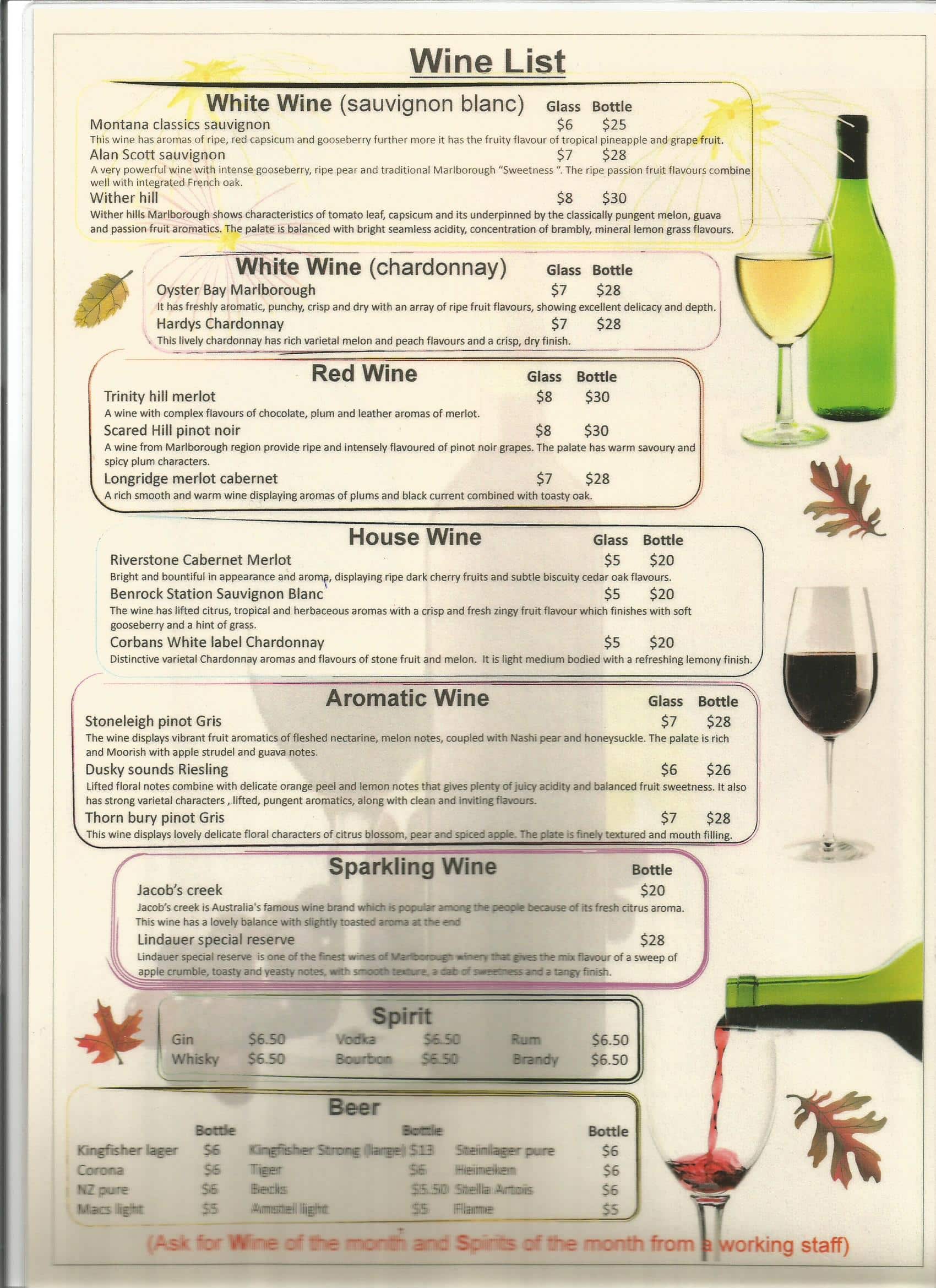 Menu at Indian Swag restaurant, Lower Hutt, 139 Dowse Dr