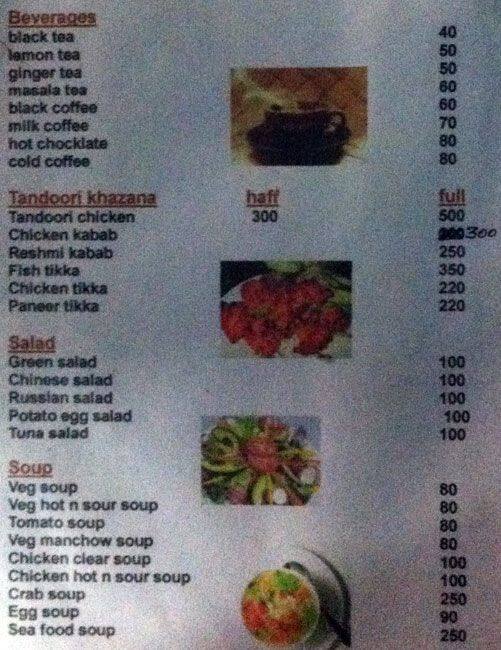 Sea Queen Bar & Restaurant Menu - Zomato