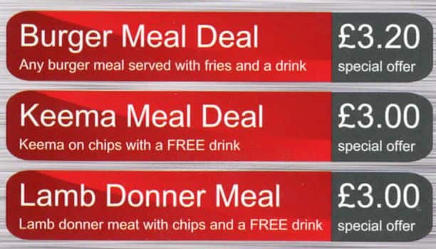 Menu at Mazaa restaurant, Manchester, 604 Stockport Rd