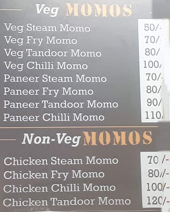 Menu of 4 Star Momos & Kithcen, Viman Nagar, Pune
