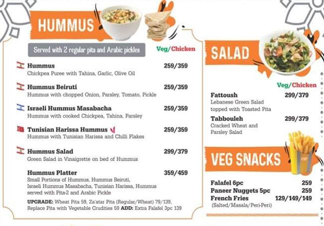 Menu of Shawarma Factory, Chandivali, Mumbai