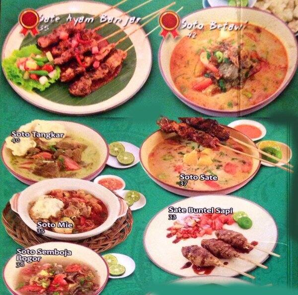 Menu at SOTEE Modern Indonesian Cuisine restaurant, West Jakarta, Jl ...